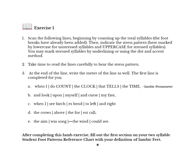 Poetry Scansion Lessons | A Delectable Education Podcast